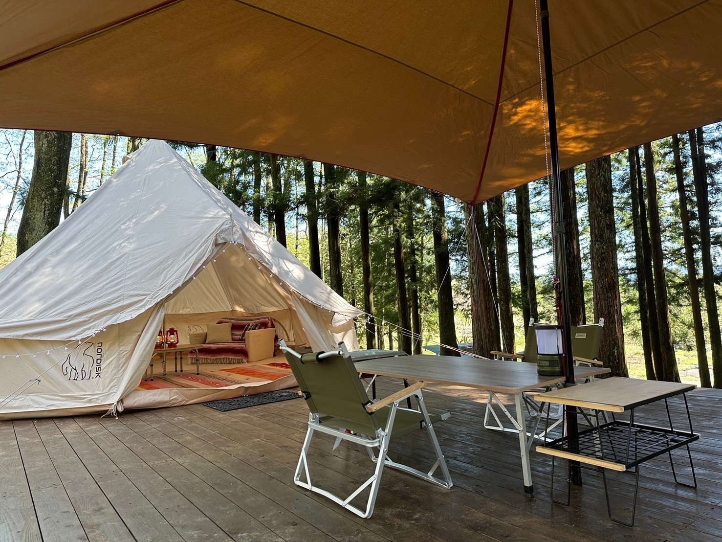 森のラグキャンプ～LUX CAMP～│駒ケ根CampingResort by 駒ケ根家族旅行村